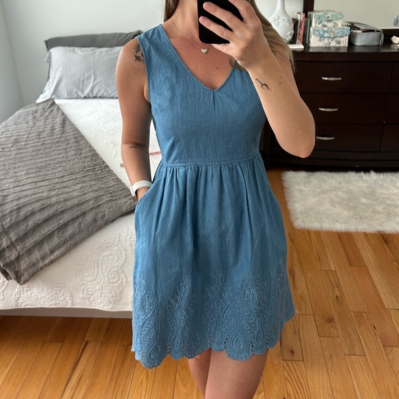 Modcloth | Dresses | Modcloth Denim Summer Dress | Poshmark